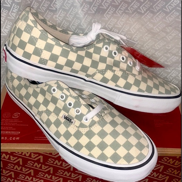 Vans | Shoes | Authentic Pro Checkerboard Desert Sag Cream Color On ...